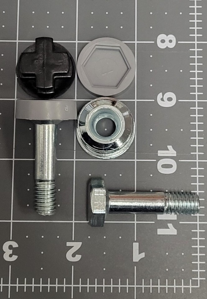 Wire Shelving Parts for 1" Diameter Post Caps Threaded Inserts Feet 24 ...