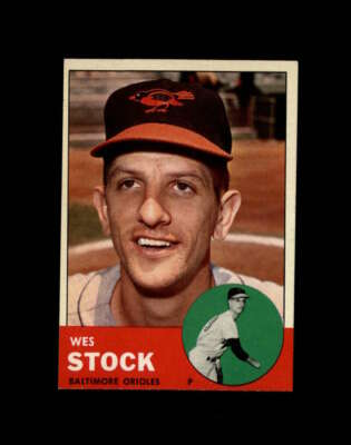 1963 Topps Baseball #438 Wes Stock STARX 7 NM CS74911 | eBay