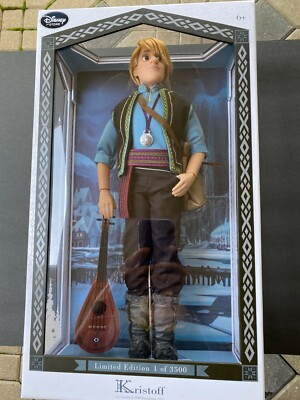 New Disney Store Frozen Kristoff 18" Limited Edition Collector Doll LE ...