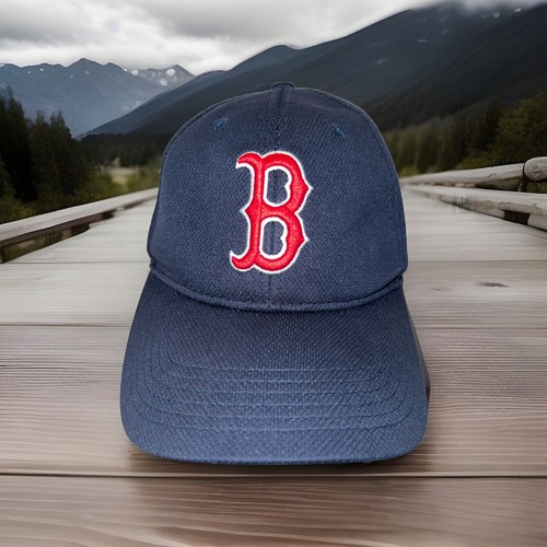Boston Red Sox Script Red White B on Hat Cap Team MLB Hook Loop OC Caps ...