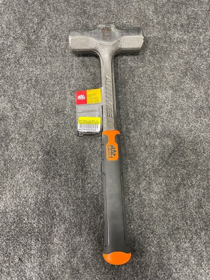 MAC TOOLS SH3AV-O Anti-Vibe Sledge Hammer 3 LB, Orange | eBay