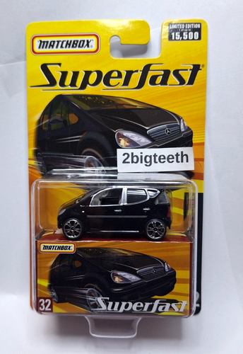 Matchbox Superfast Mercedes Benz A Class Black #32 Limited Edition | eBay