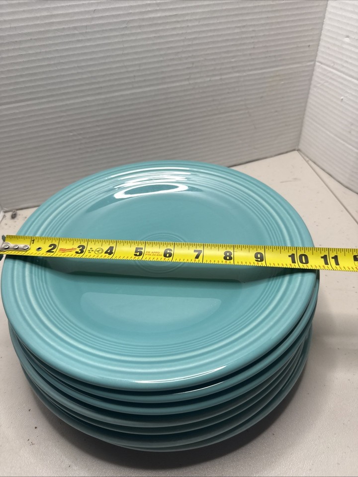 Lot Of 7 Vintage Fiestaware 10.5” Dinner Plates | eBay