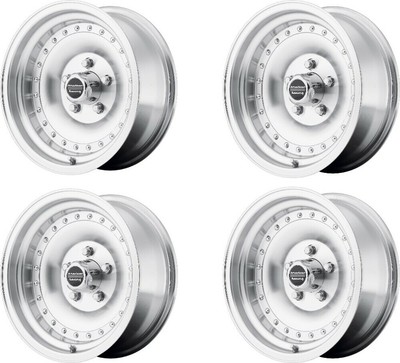 Set 4 American Racing AR61 Outlaw I 15x10 5x5 Machined Wheels 15" -38mm ...