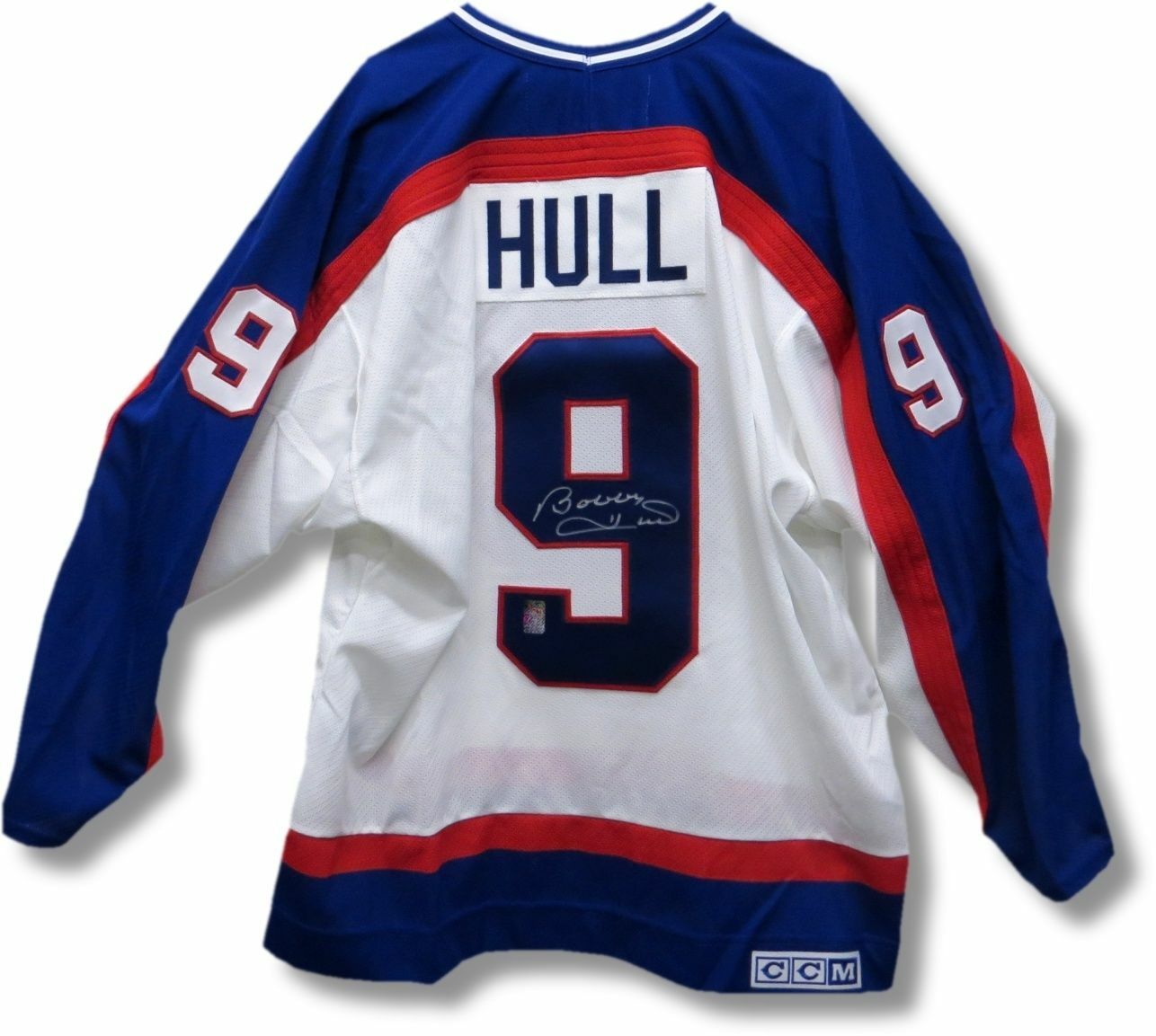 Bobby Hull Signed Autographed Jersey Vintage Winnipeg Jets Home WGA ...