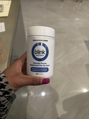 Blink NutriTears Clinically Proven Supplement for Dry Eyes Hydration 50 ...