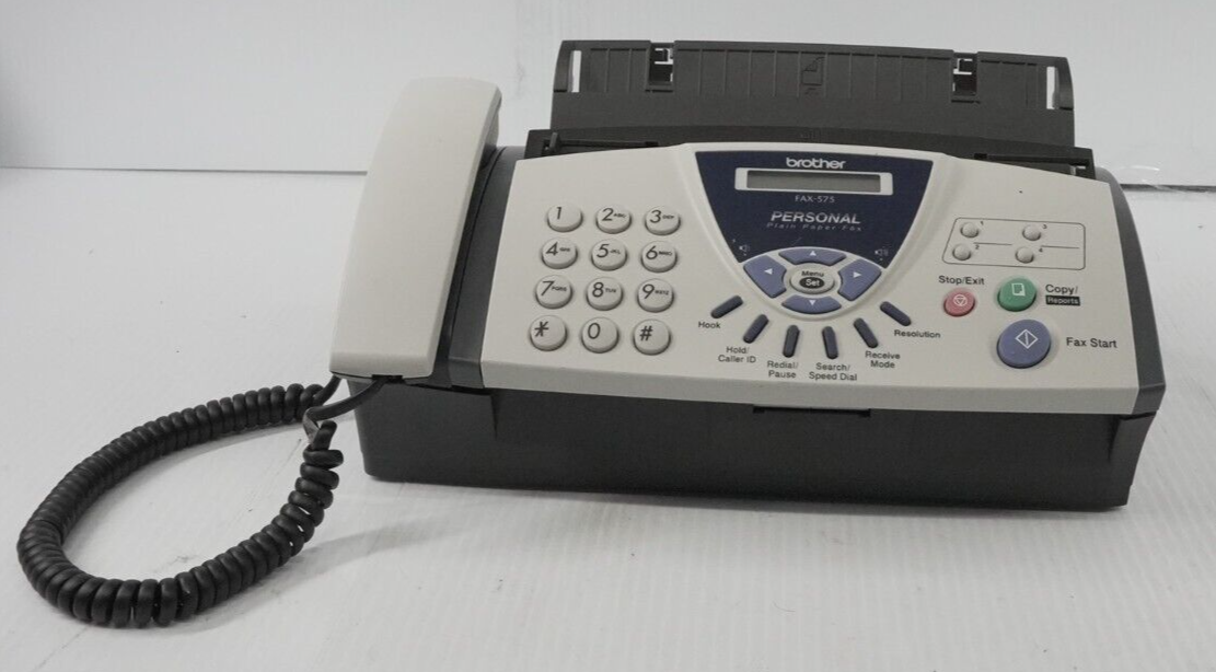 Brother FAX-575 Fax Machine 575 Personal Plain Paper Fax 12502612278| eBay