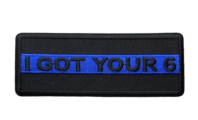 I got Your 6 Thin Blue Line Law Enforcement 4 inch Patch IV5237 F2D26Y ...