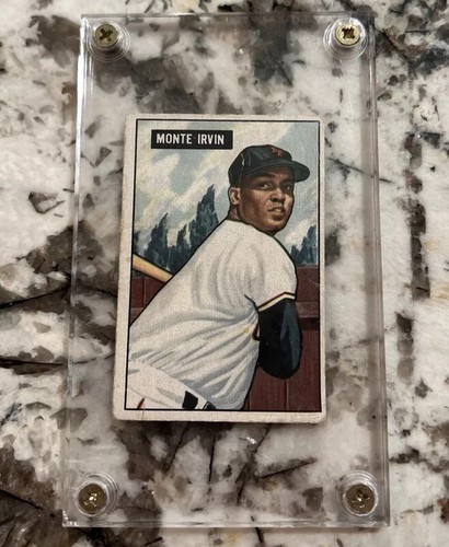 Monte Irvin Rookie Card Authentic Bowman 1951 | eBay