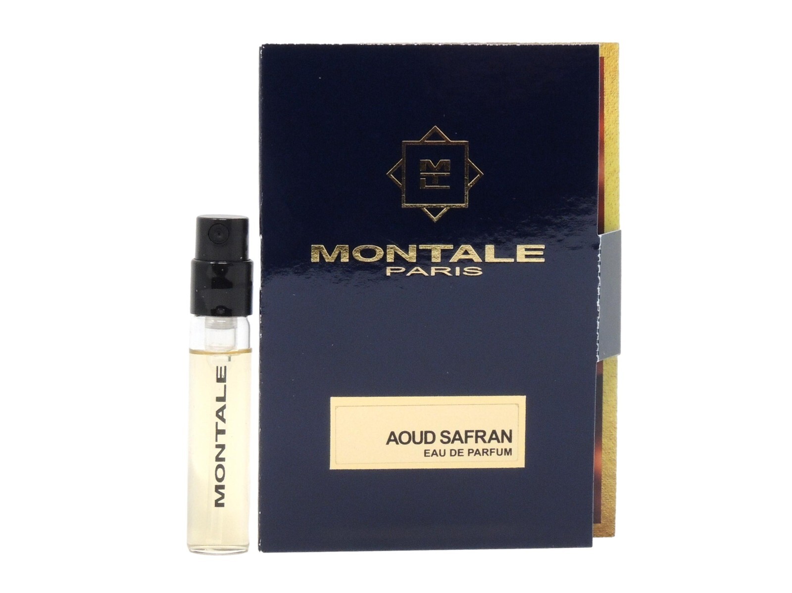 MONTALE PARIS AOUD SAFRAN EDP 2.0ml .06oz x 1 COLOGNE PERFUME SPRAY ...