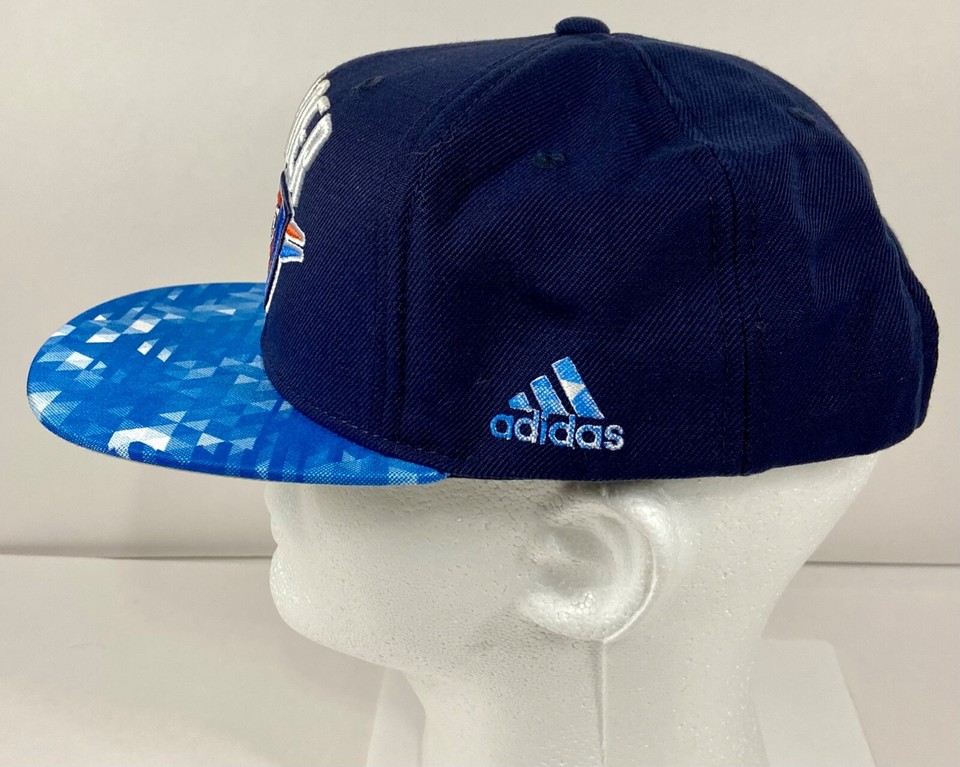 Blue Adidas NBA OKC Thunder Snapback Cap Hat | eBay