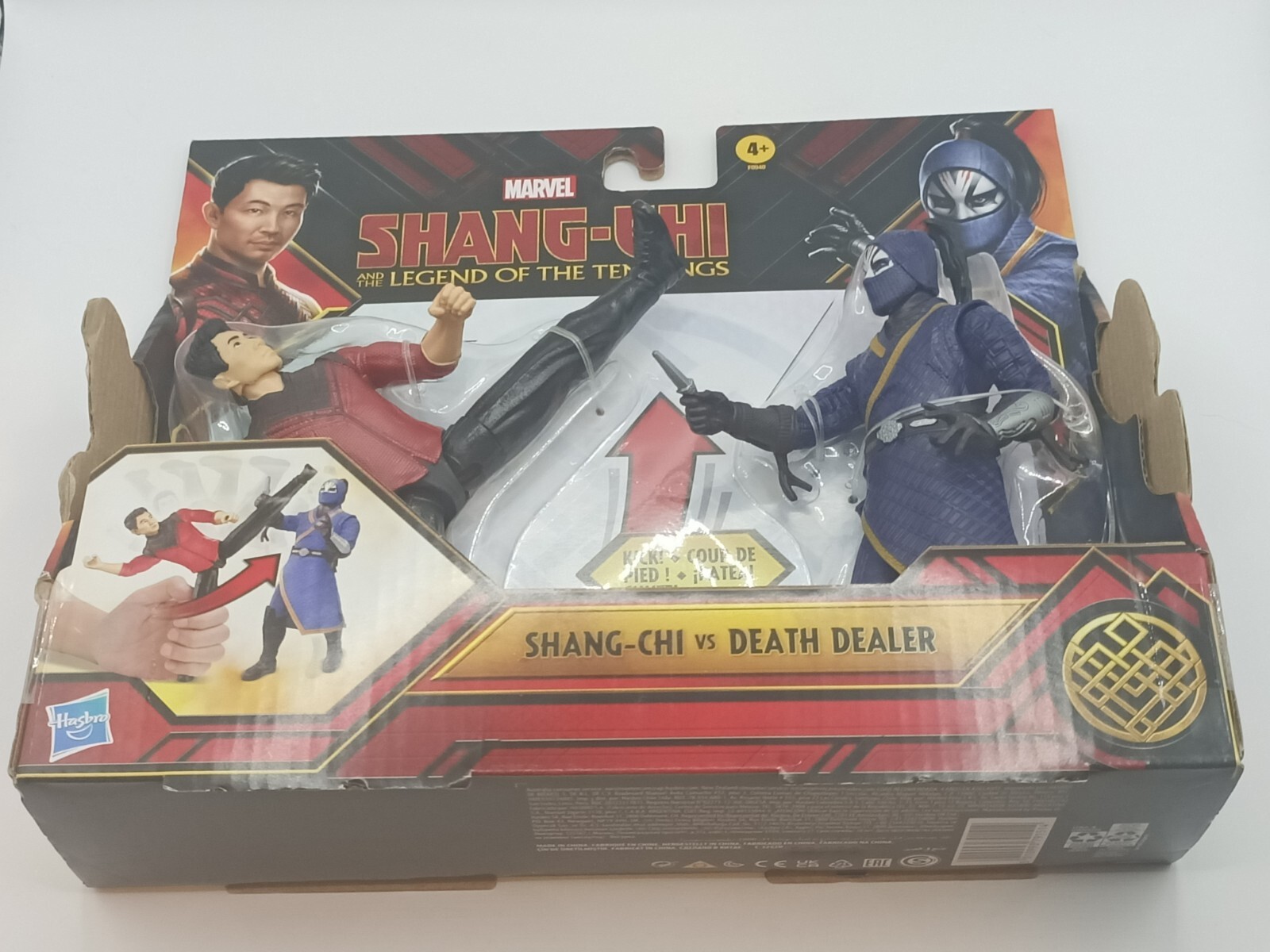 Shang-chi vs Death Ranger figurines Pack Legend of the Ten Rings Marvel ...