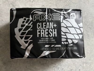 AXE Clean + Fresh Seife Face and Body soap 4 Stück | eBay.de