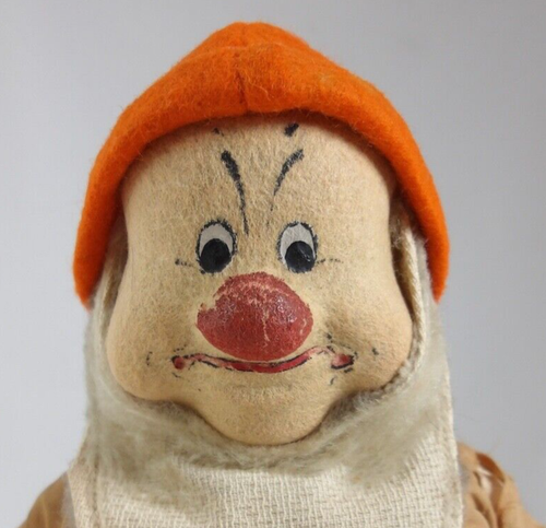 Very Rare Merrythought Grumpy Snow White Dwarf - 9.5 inch, 1954/55 ...