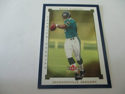 2002 Fleer Premium Blue Foil Rookie David Garrard Card #150 Serial #9/ ...