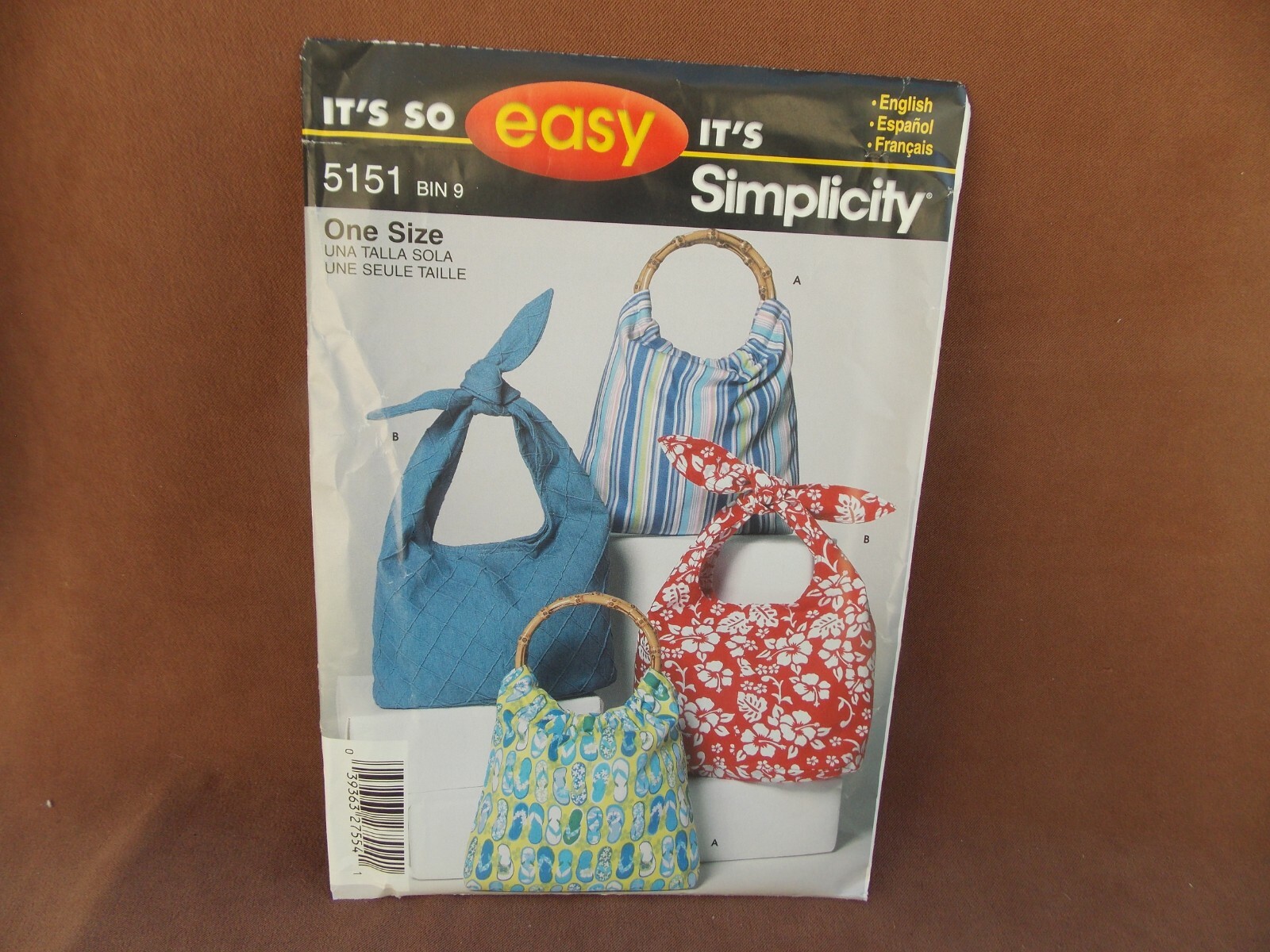 Simplicity Bags Uncut Pattern 5151 | eBay