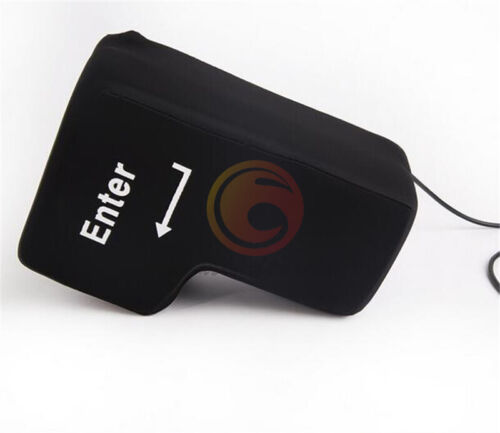 Big Enter Anti Stress Relief Button USB Nap Pillow Supersized ...