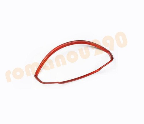 For Honda Civic 2022-2023 ABS Matte Red Inside Dashboard Frame Decor ...