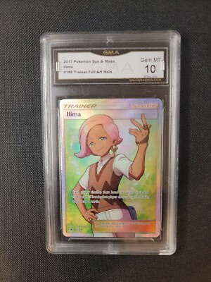 2017 Pokemon Sun & Moon 146 Ilima Trainer Full Art GMA 10 | eBay