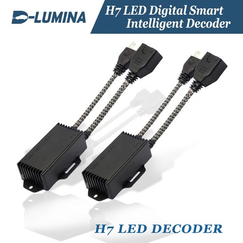 H7 LED Headlight Bulb Canbus Decoder Error Free Canceller Resistor Anti ...