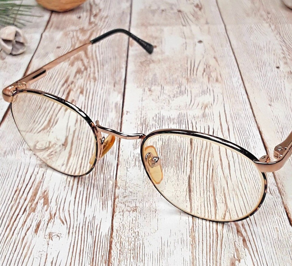 Guess Round Green Gold-Toned Metal Eyeglasses FRAMES ONLY GU 320 GRM 44 ...