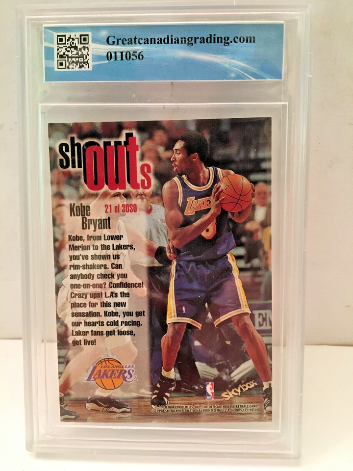 1998 NBA Hoops #21 Kobe Bryant Shout Outs - GCG 10 | eBay