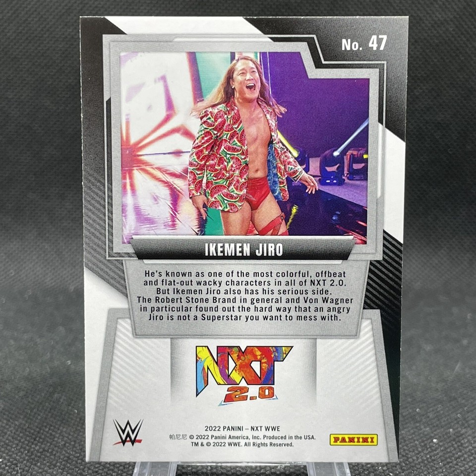 Ikemen Jiro 2022 Panini WWE NXT Silver Parallel #47 Rookie RC | eBay