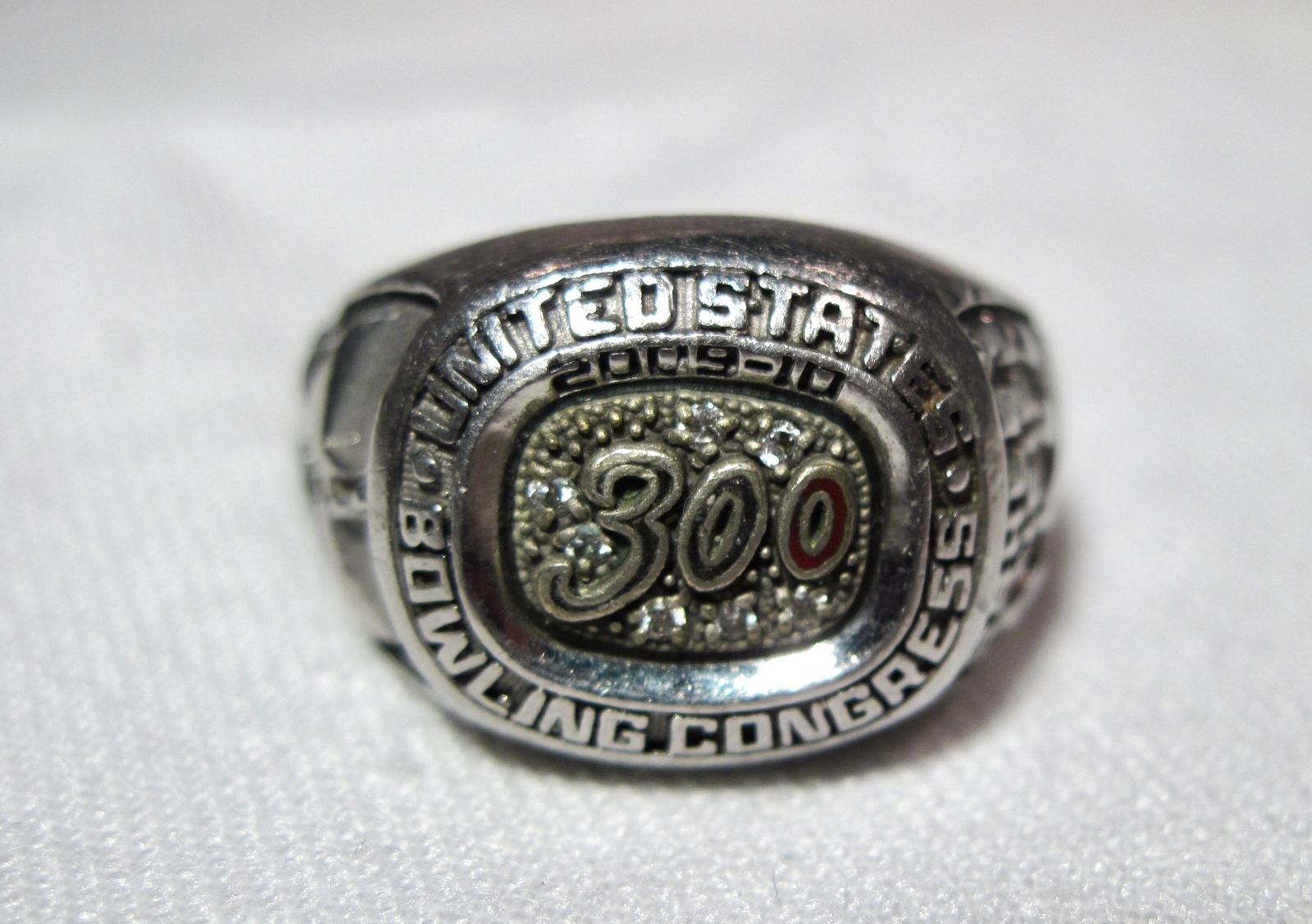 Keepsake Sterling American Bowling Congress 300 Game Ring Size 6 1/2 ...