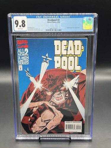 Deadpool #2 (Marvel Comics September 1994) CGC Graded 9.8 WHITE PAGES | eBay