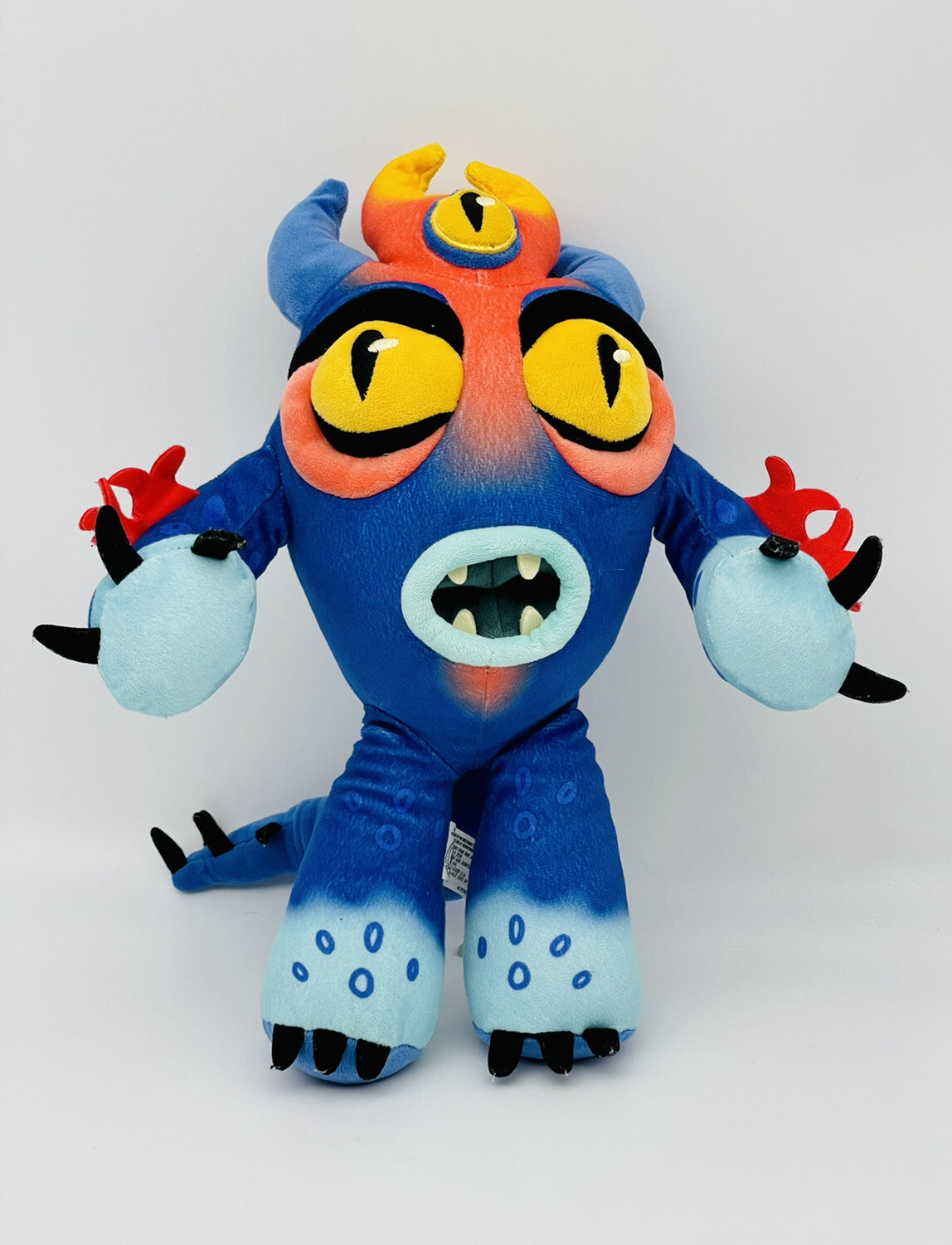 Big Hero 6 Fredzilla Plush 14" Disney Store Fred Blue Monster Toy Doll ...