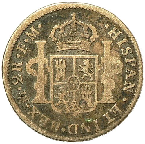 1790 FM Mexico 2 Reales CAR IIII Silver Colonial #10610z | eBay