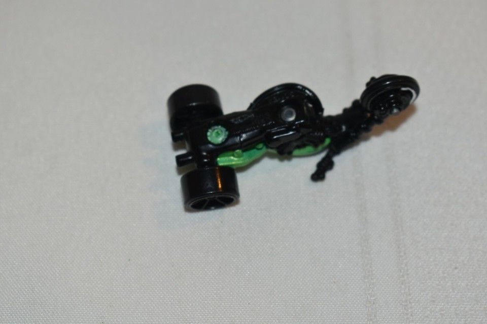 Hot Wheels Black and Green Motorcycle Made in Malaysia Y2485 | eBay