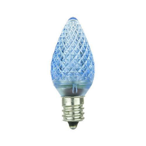 24 Pack Sunlite Blue Colored Decorative Chandelier Light Bulb ...