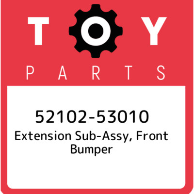 52102-53010 Toyota Extension sub-assy, front bumper 5210253010, New ...