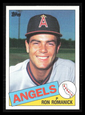 Ron Romanick 1985 Topps #579 California Angels Rookie | eBay