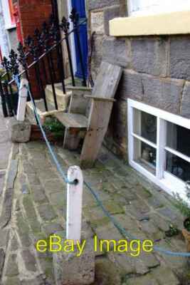 Photo 6x4 Simple Settle Staithes A plank built resting place in ...