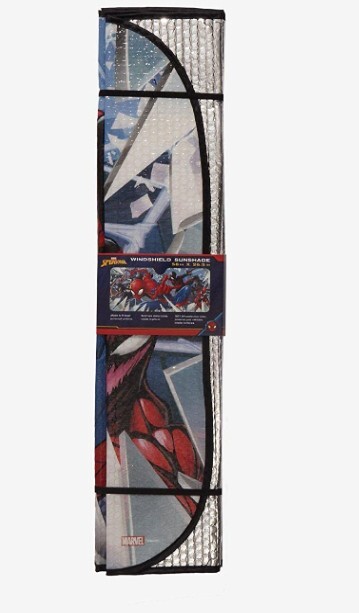 Marvel Spider Man Foldable Car Sun Shade Reflective Visor Windshield UV ...