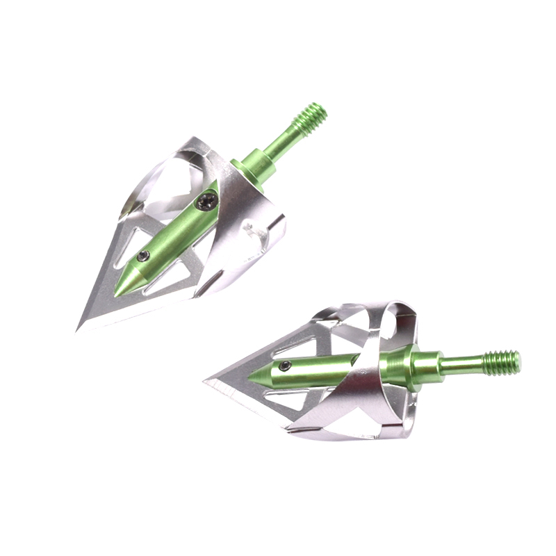 3 Broadheads Steel Arrowheads Replaceable for Archery Outdoor Target ...