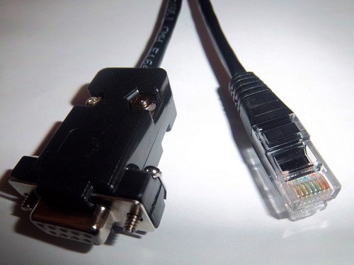 DELL SWITCH CONSOLE INTERFACE CABLE - DB9 - RJ45 PART NO# C206M | eBay UK