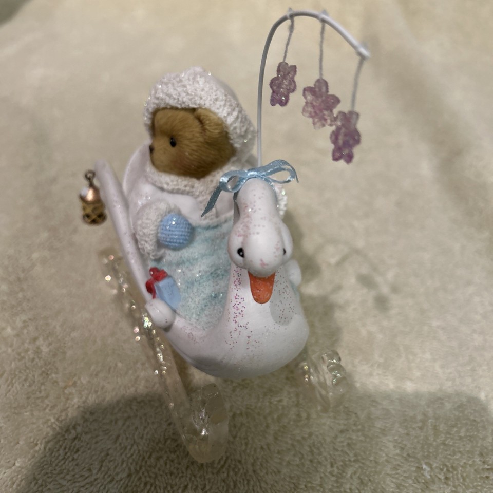 Cherished teddies Skylar 4013426 "The Magic of White Christmas" bear ...