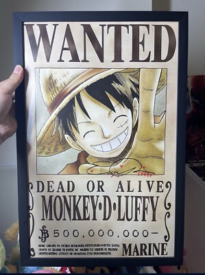 One Piece Poster Luffy Signed By Voice Actress | eBay