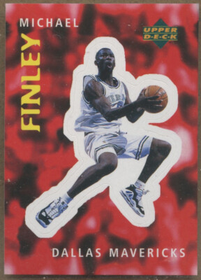 1997-98 Upper Deck Basketball Stickers #12 Michael Finley Dallas ...