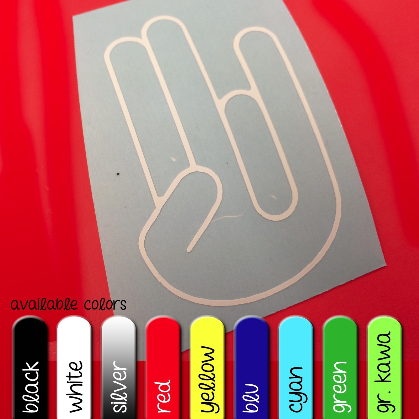 Sticker Shoker Hand Car Motorbike | eBay