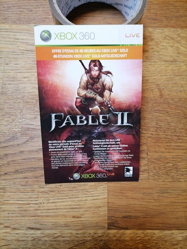 Carte VIP DLC expiré non gratté Fable 2 - Xbox 360 | eBay