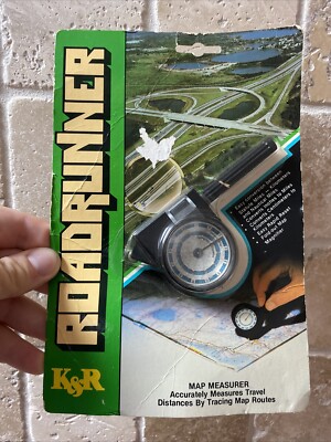 Vintage Roadrunner Map Measurer Accurately Measures Travel Distances ...