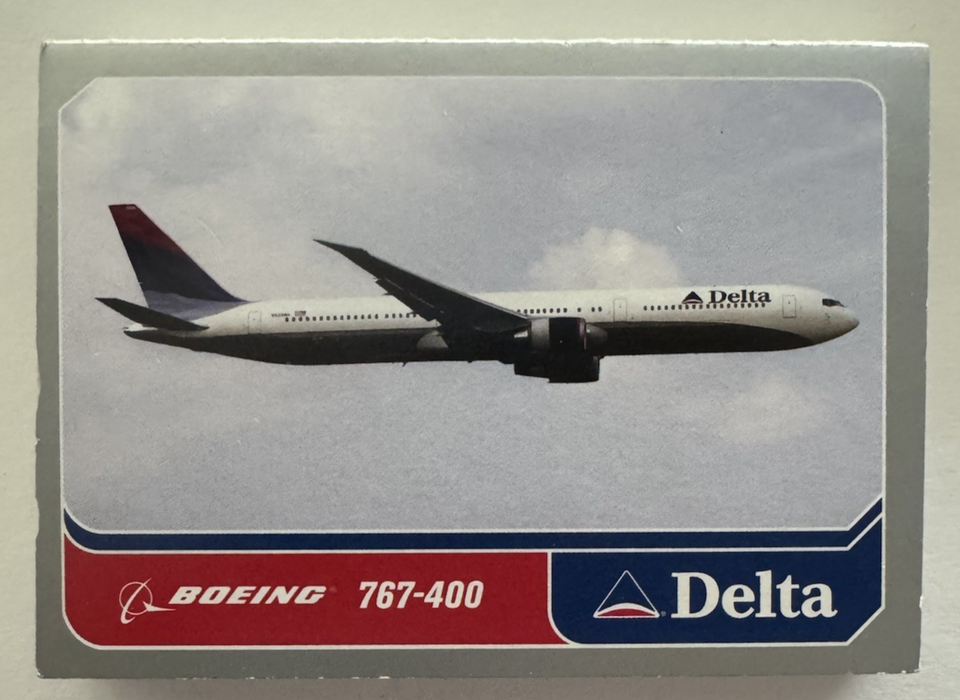 Delta Airline Boeing 767-400 Collectible Trading Card #9 | eBay