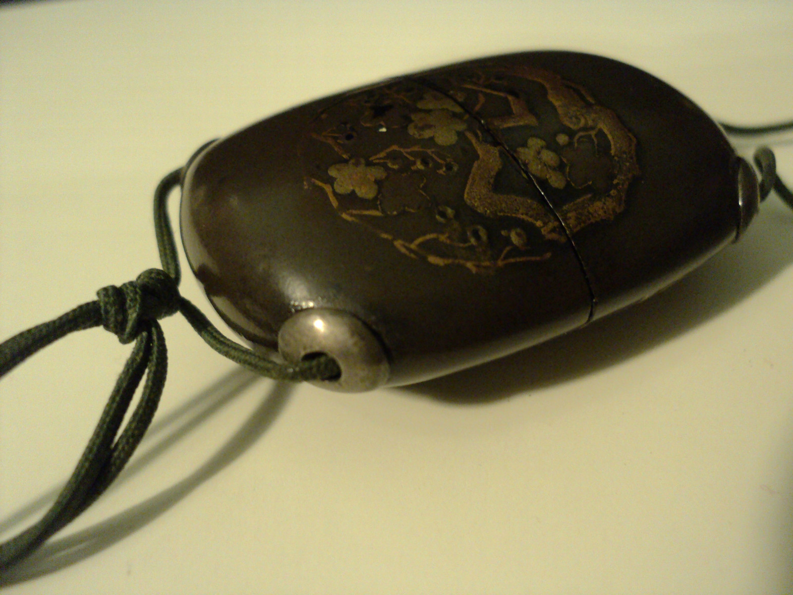 RARE 19th C. JAPANESE LACQUER GILT DECORATED MINIATURE INRO | eBay