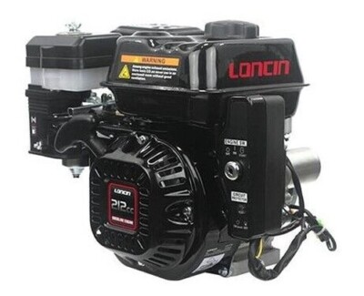 Engine Loncin Conical 23mm 212cc Complete Petrol To Pull + Electrical ...