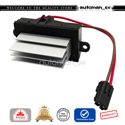 Blower Motor Resistor Fit For HUMMER H2 Heater Blower Motor Fan 6.0L ...