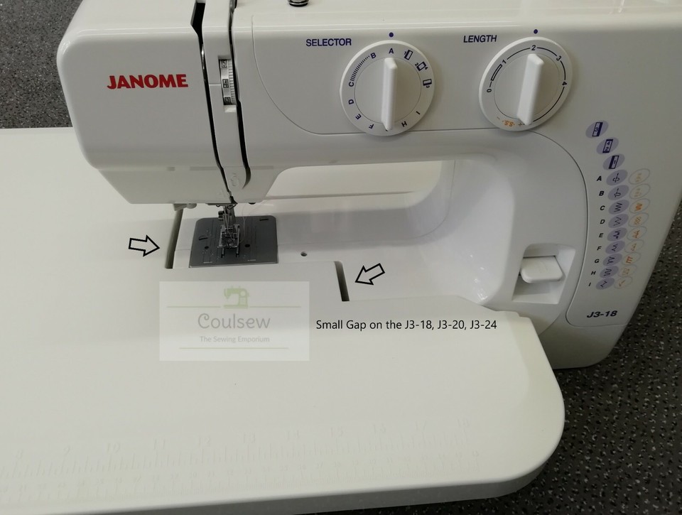 JANOME Extension Table 60cm x 40cm Fits Basic Range HC1200 JL110 4400 ...